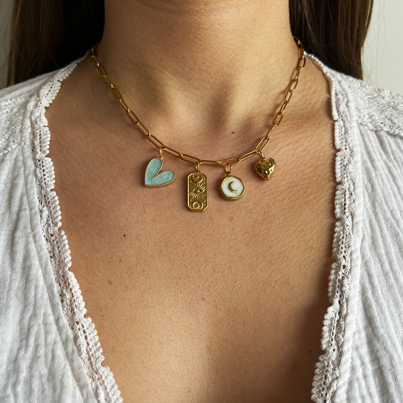 Collier Charms "Blue Romance" | Siostra Collection